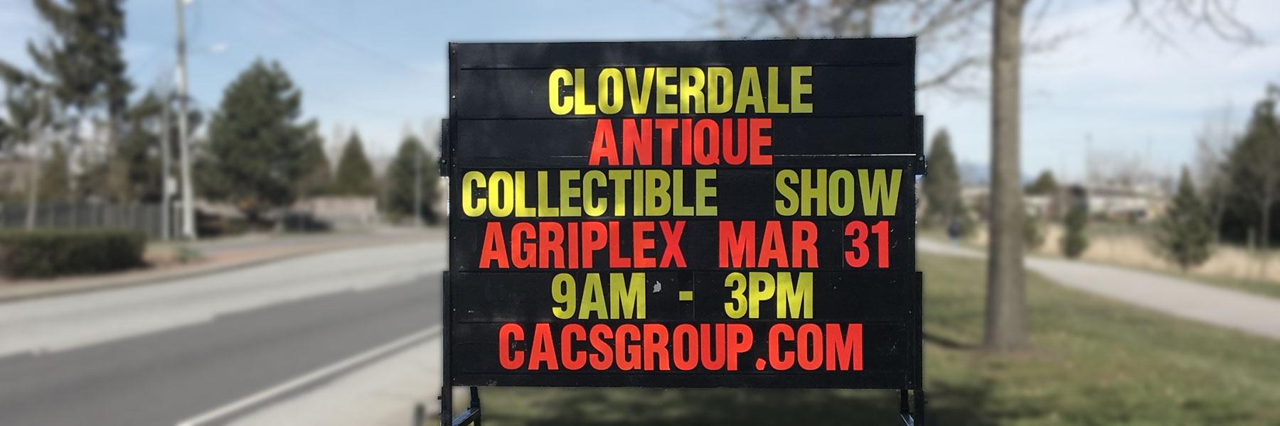 Readerboard Portable Sign Rentals, Alotta Signs, Vancouver